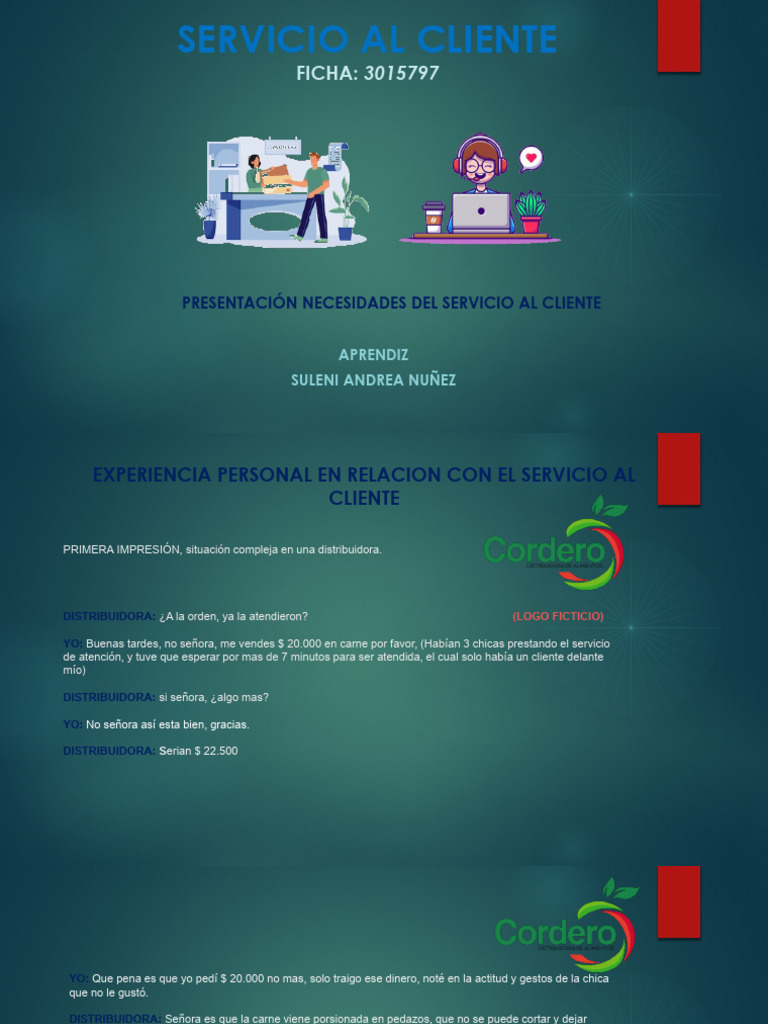 Presentacion Servicio Al Cliente | PDF