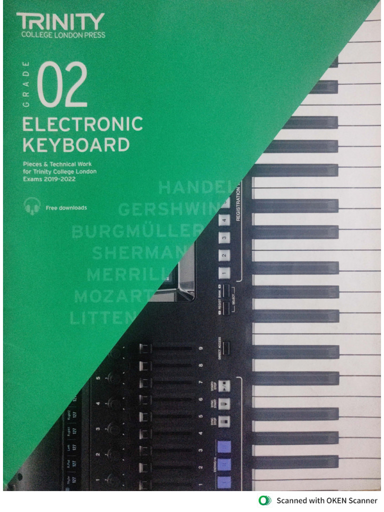Grade 2 Trinity Electronic Keyboard | PDF