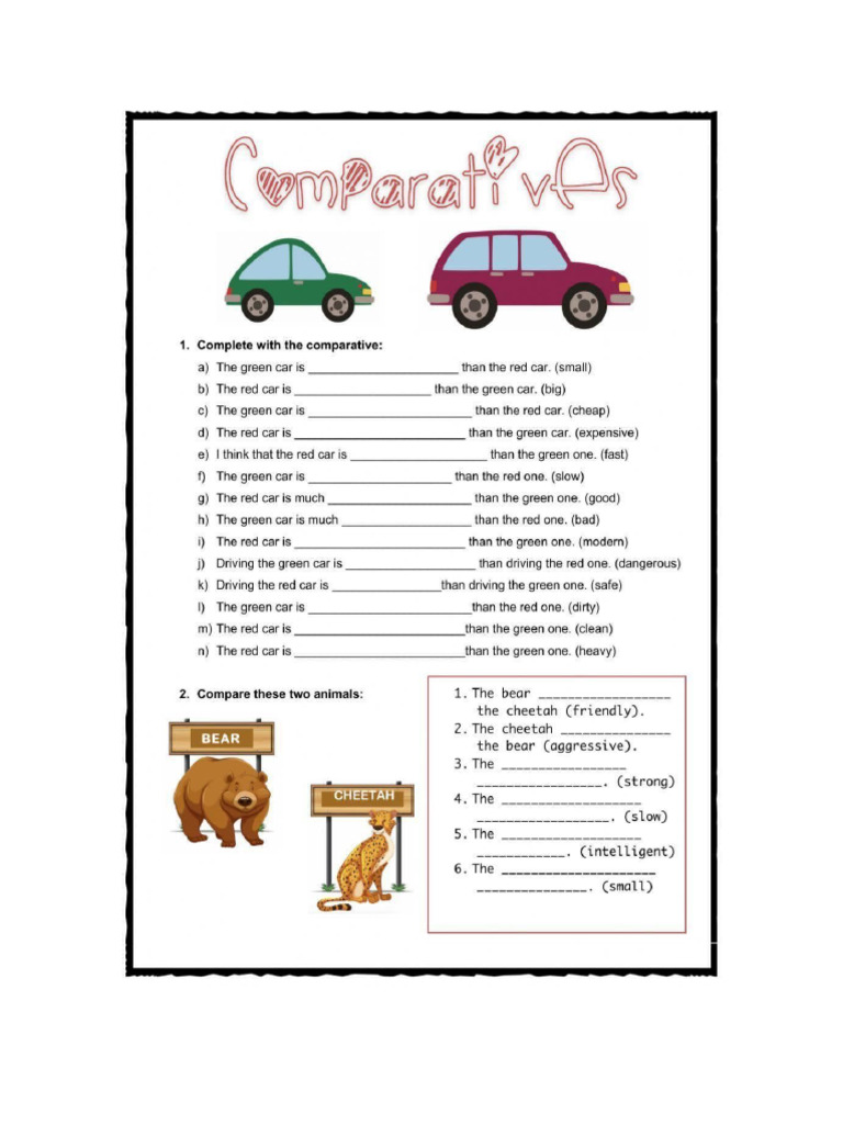 Comparatives | PDF