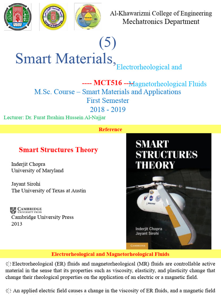 Electrorheological & Magnetorheological Fluids | PDF | Fluid Mechanics ...