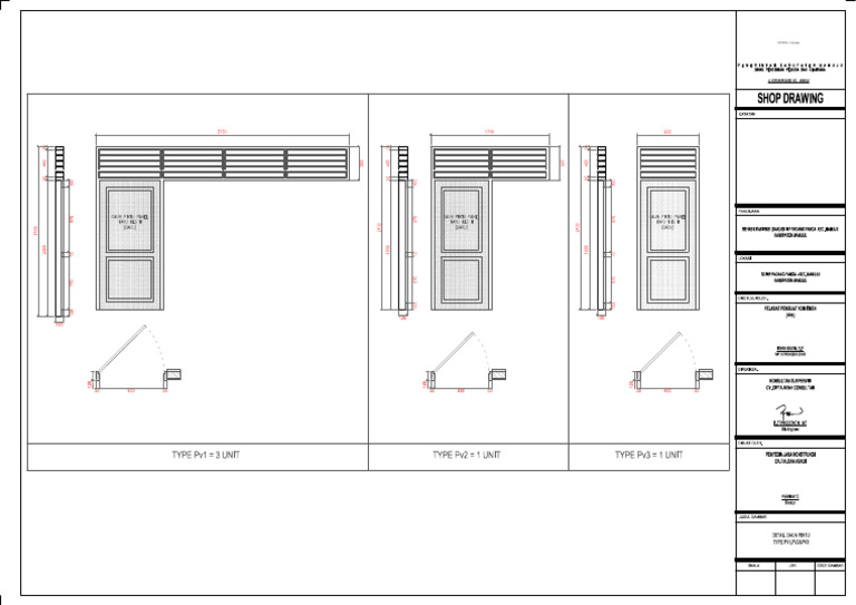 Shop Drawing-Detail 1 | PDF