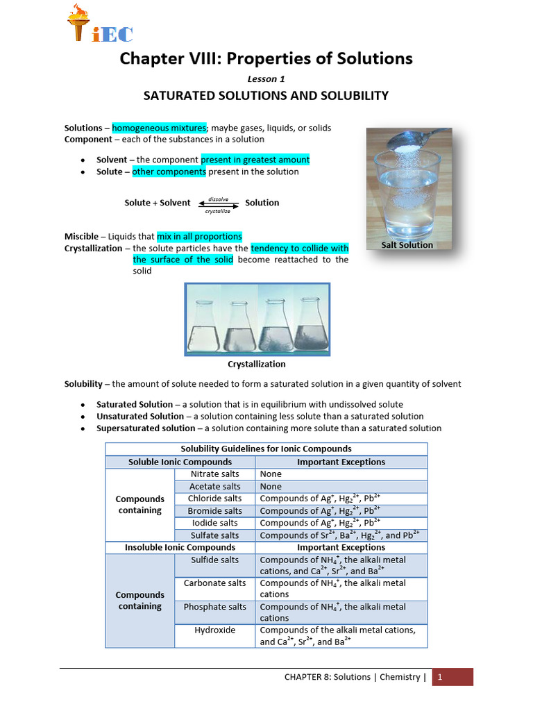 Student - Chapter VIII Solutions | PDF | Acid | Ph
