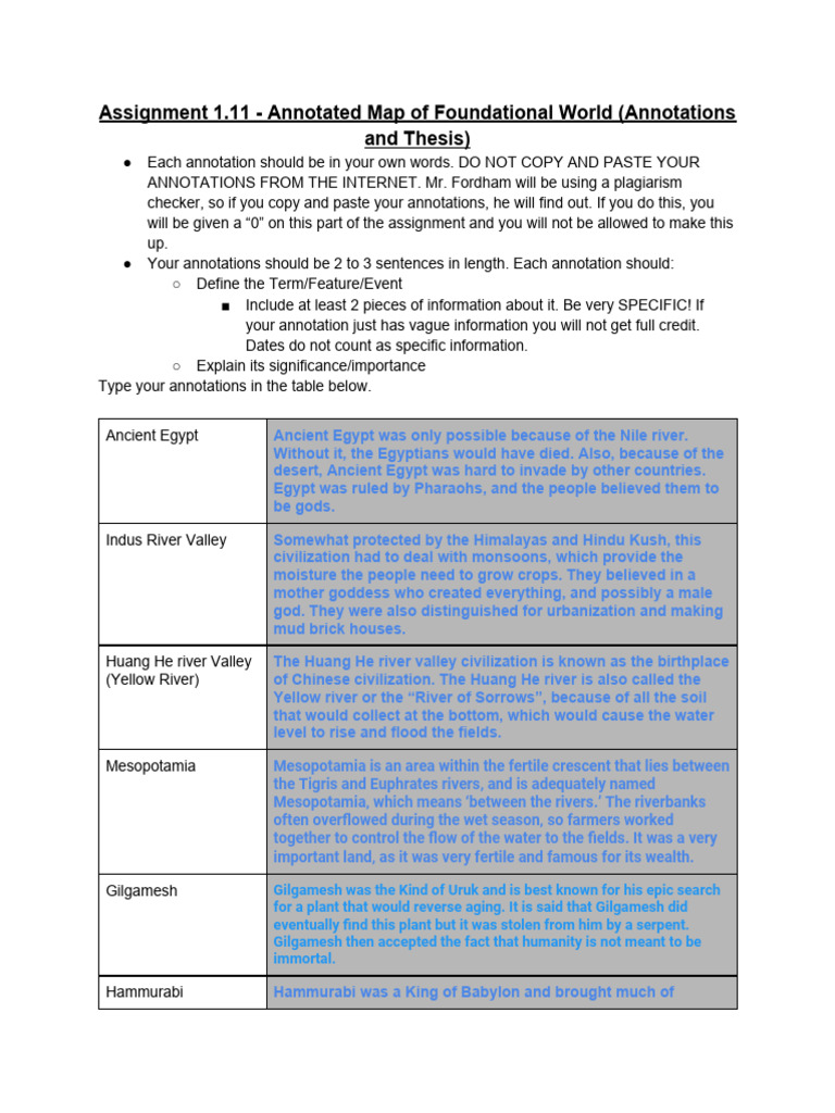 1.11-Annotated Map of Foundational World (Annotations and Thesis) | PDF ...