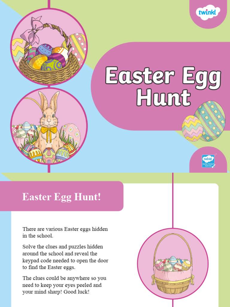 Easter Egg Hunt | PDF | Preposition And Postposition | Syntax