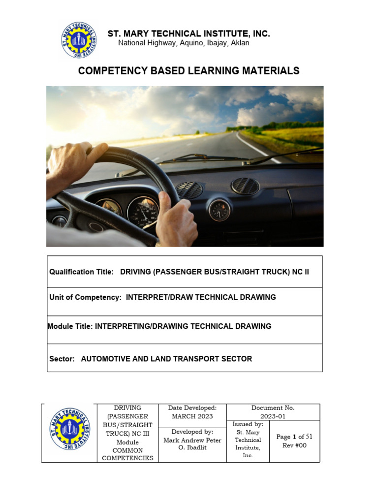 Common 2 Interpret or Draw Technical Drawing | PDF | Technical Drawing ...