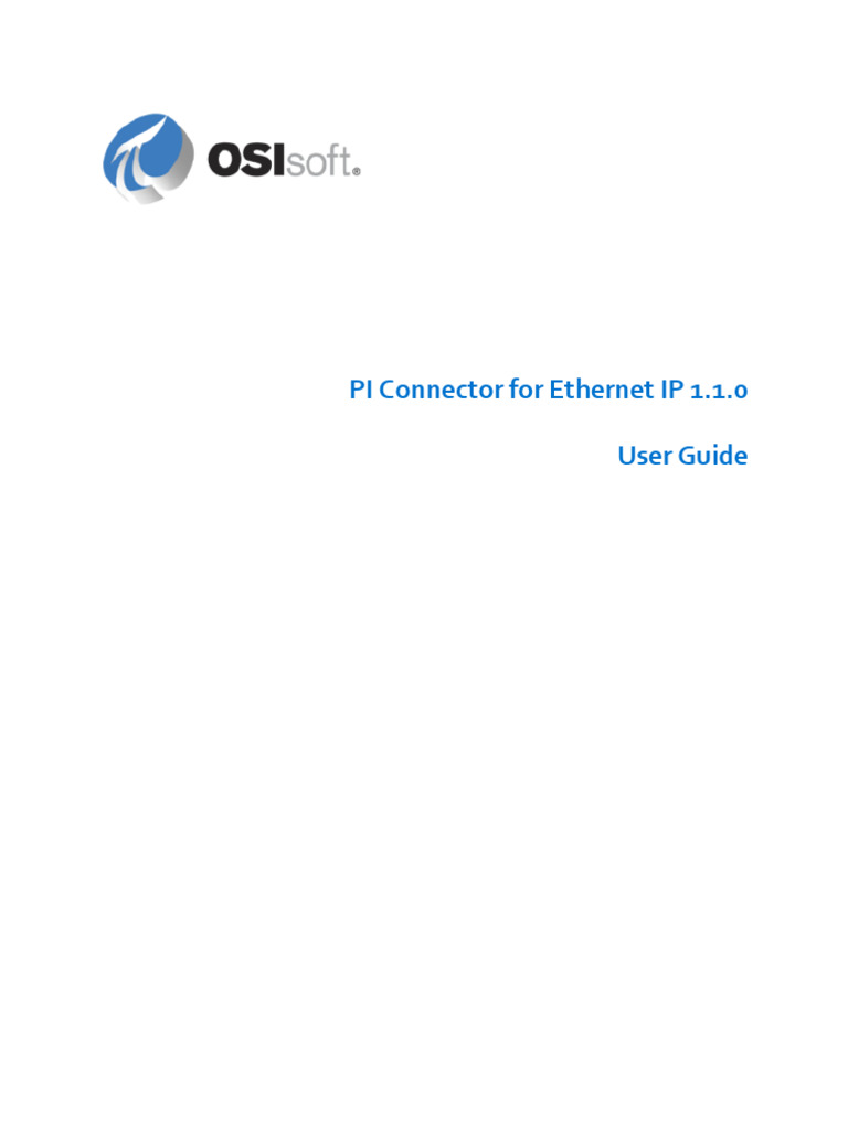 PI Connector For EtherNet IP 1.1.0 User Guide | PDF | Installation ...