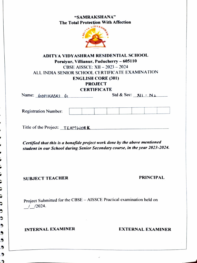 Interview Based Project - Sample Reference | PDF