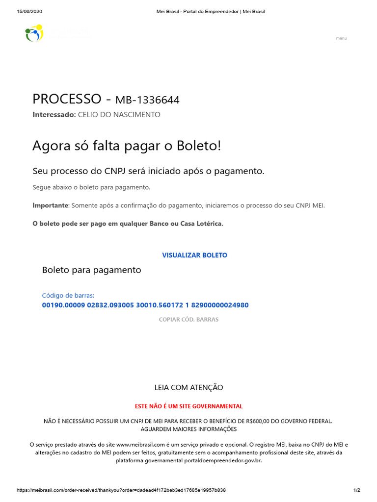 Mei Brasil - Portal Do Empreendedor - Mei Brasil | PDF | Informática