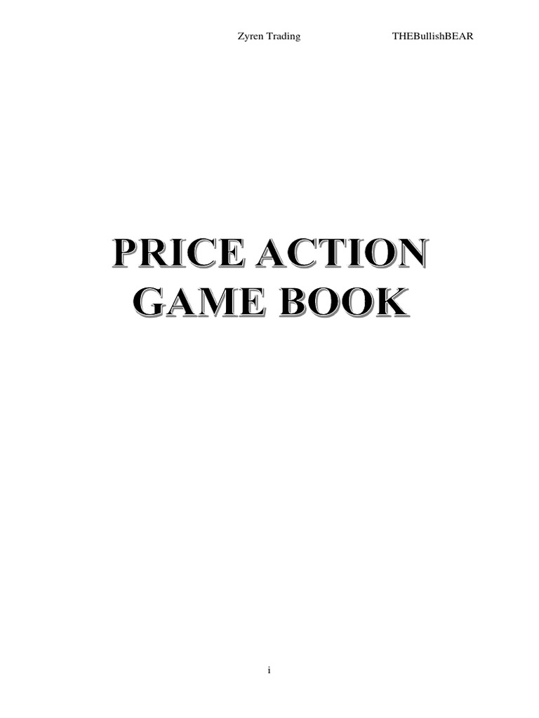 PRICE ACTION BOOK | PDF | Market Trend | Financial Markets
