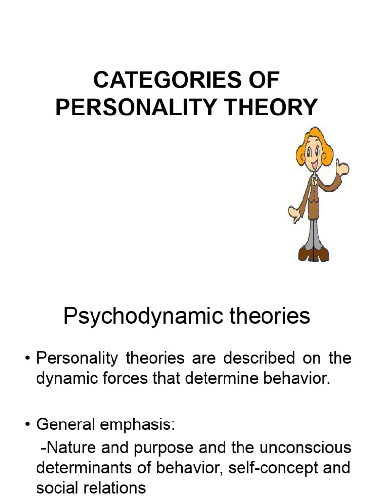 Categories of Personality Theory | PDF | Psychoanalysis | Personality ...