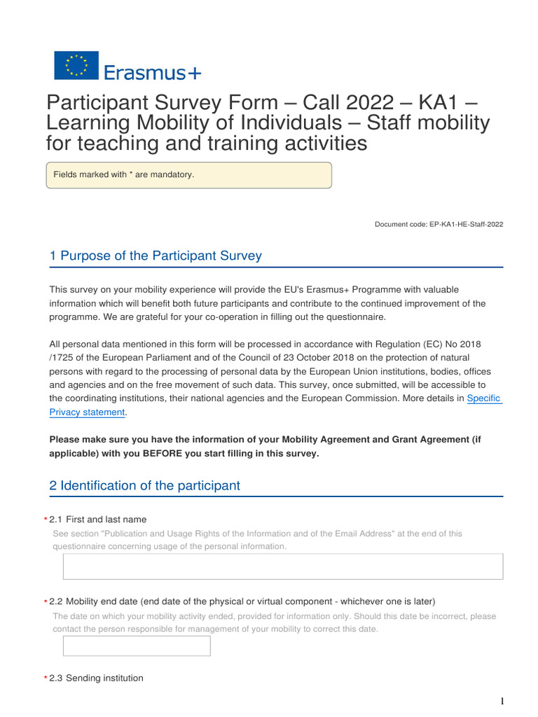 EP-KA1-HE-Staff-2022 20 12 2022 EN Draft | PDF | Information And Communications Technology