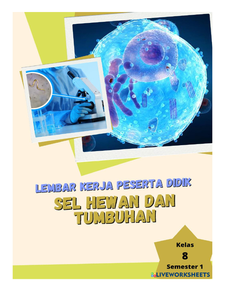 LKPD 1.1 - Sel Hewan Dan Sel Tumbuhan | PDF