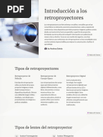 Historia y evolución del proyector | PDF