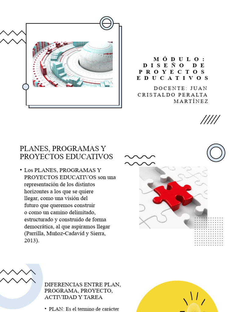 Diseño de Proyectos Educativos | PDF | Aprendizaje