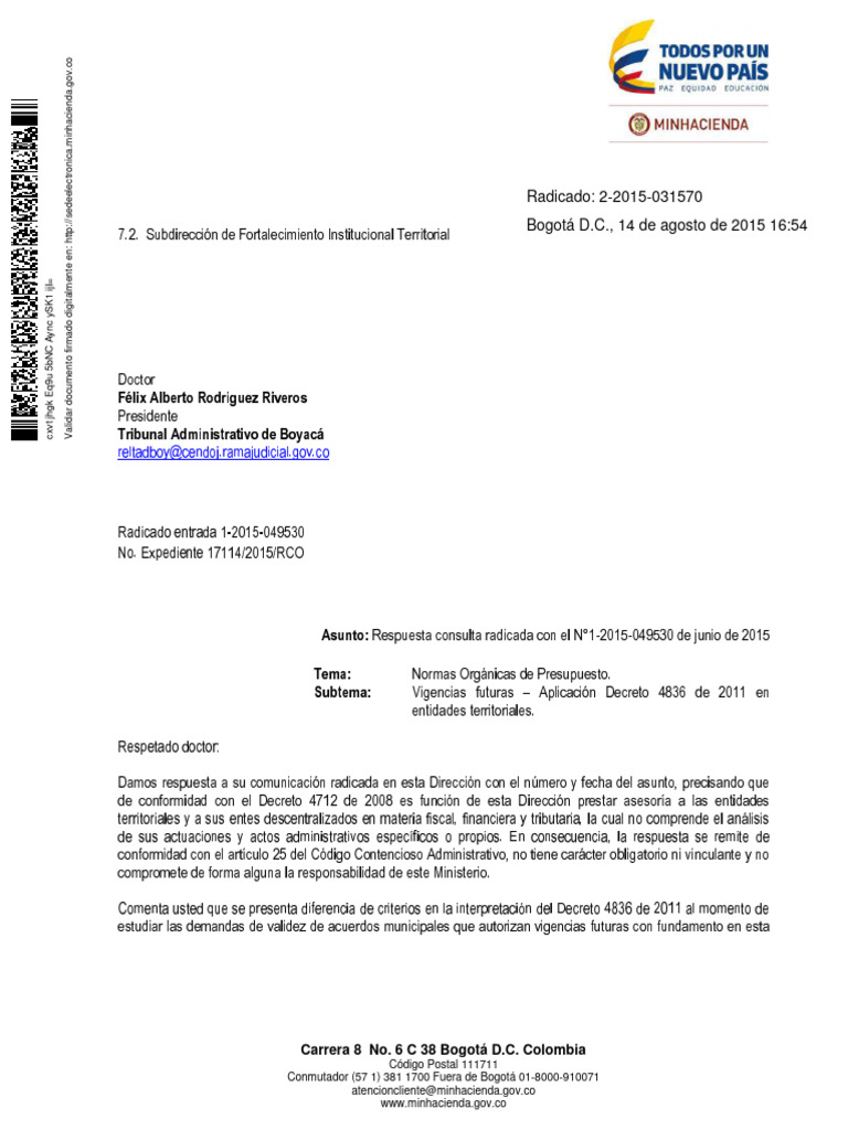 Concepto Vigencia Futura en Tiempo | PDF