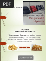 DT Pengurus Operasi | PDF