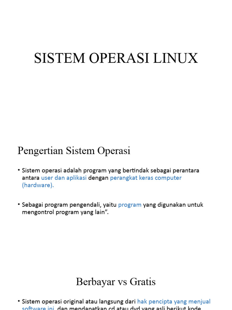02 - Sistem Operasi Open Source | PDF