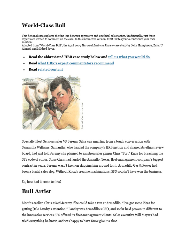 The World Class Bull | PDF