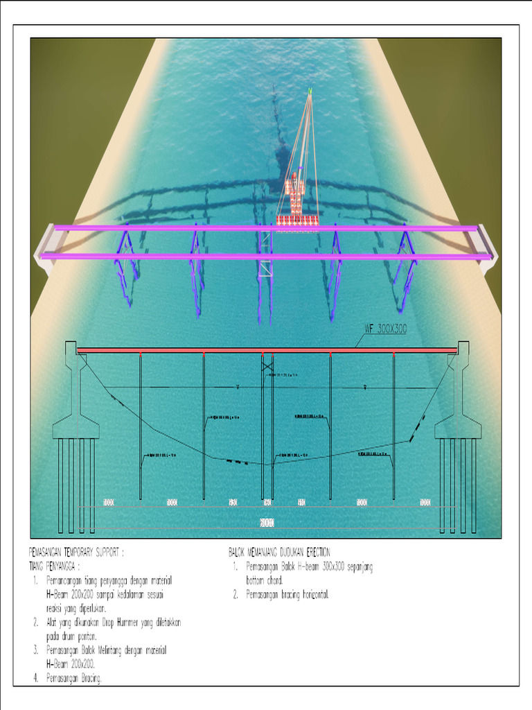 Metode Erection Jembatan Bentang 60 Meter | PDF