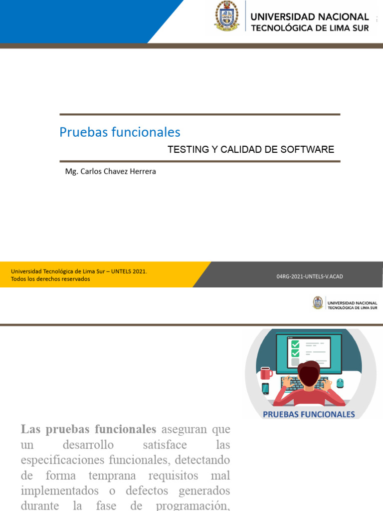 00696681049IS10S11107807semana10 | Descargar gratis PDF | Pruebas de software | Software