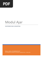 Modul Ajar Matematika - Bilangan Berpangkat (Eksponen) - Fase E | PDF | Karier & Perkembangan