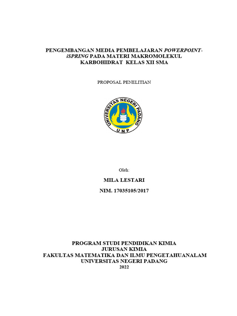 Proposal MILA BLM FIX | PDF