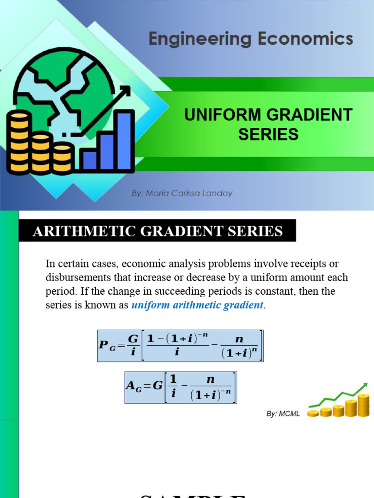 Economics p7 Uniform Gradient Series | PDF | Interest | Payments