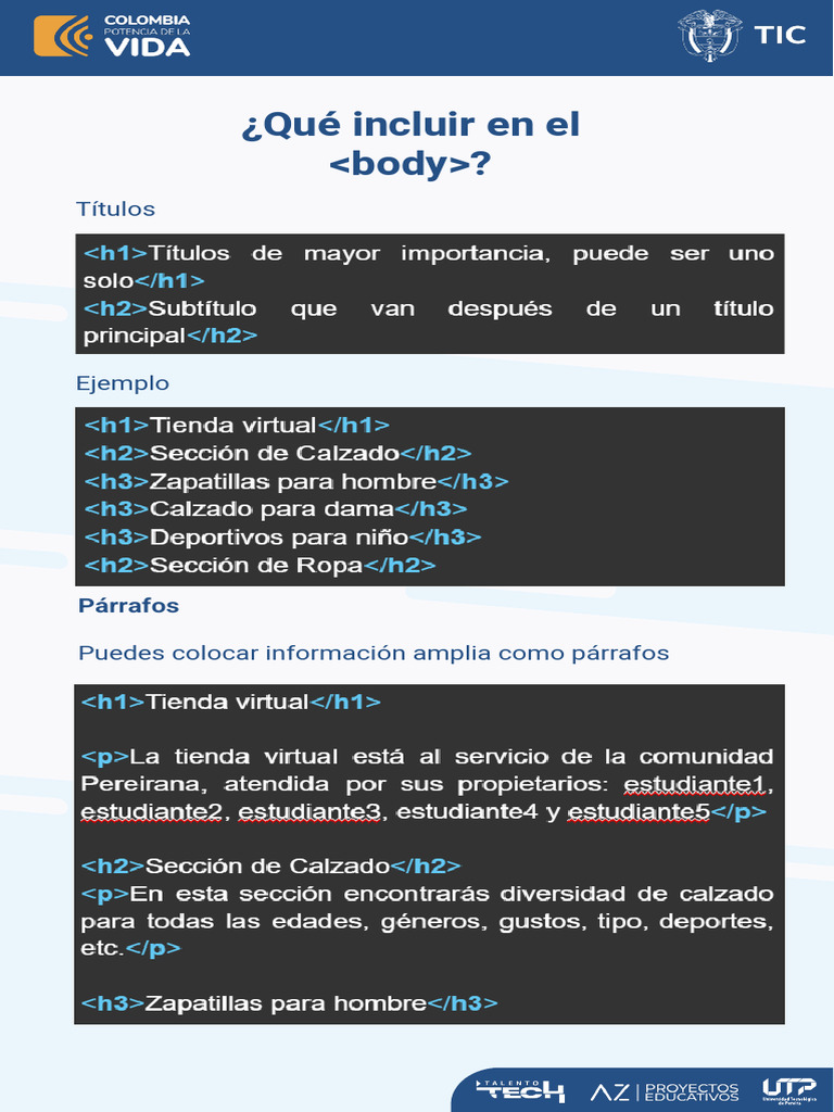 Elementos clave para el HTML | PDF | Informática