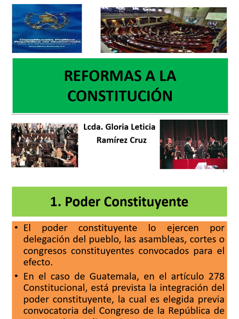 DPC SEC. A y B Reformas A La Constitución 25 de Mayo | PDF ...
