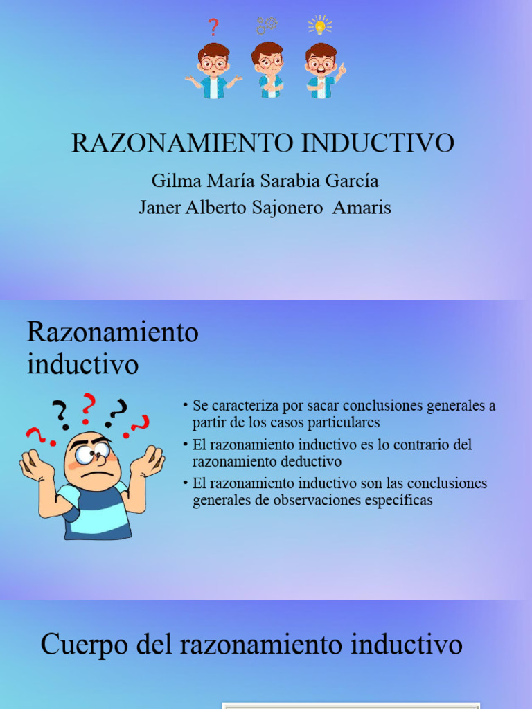 Razonamiento Inductivo | PDF