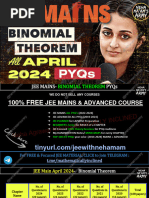 (Handwritten Solutions) JEE Mains JAN 2025 PYQs - Binomial Theorem ...