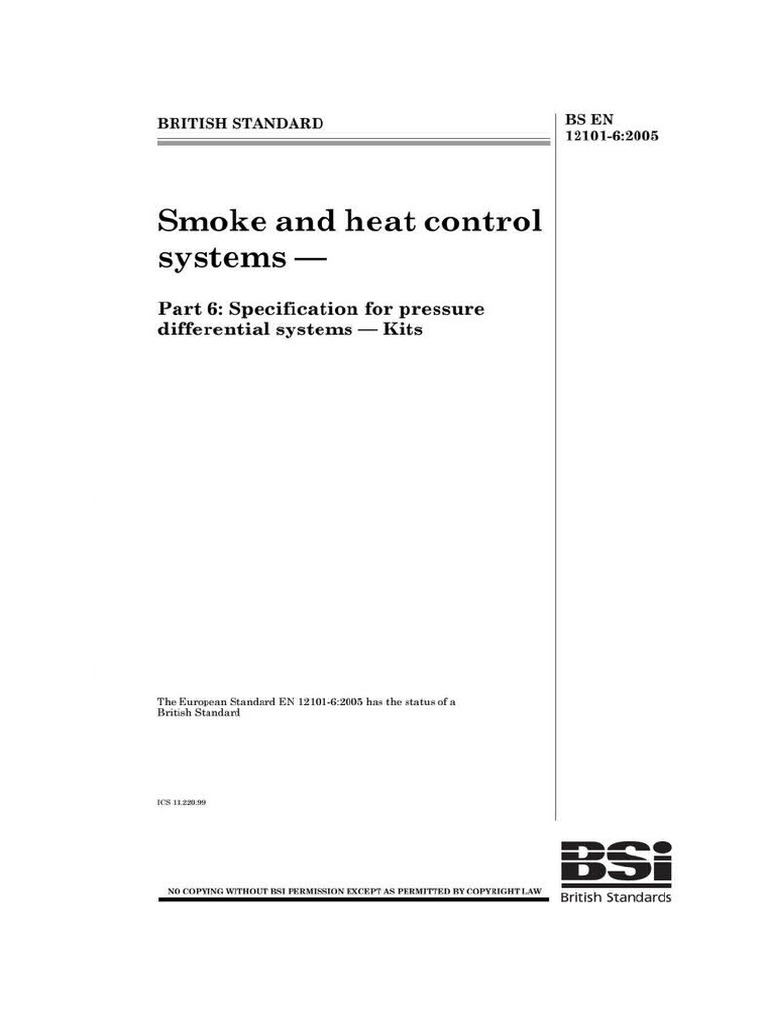 BS EN 12101 Table A3 | PDF