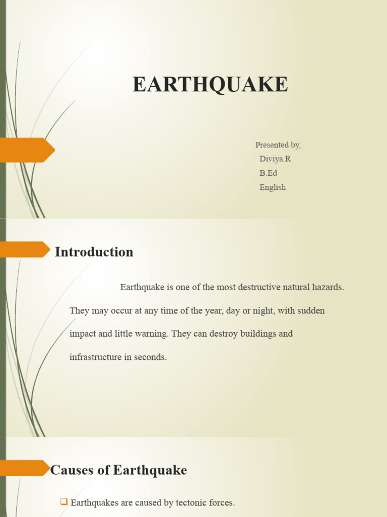 Earthquake | PDF | Earthquakes | Earth