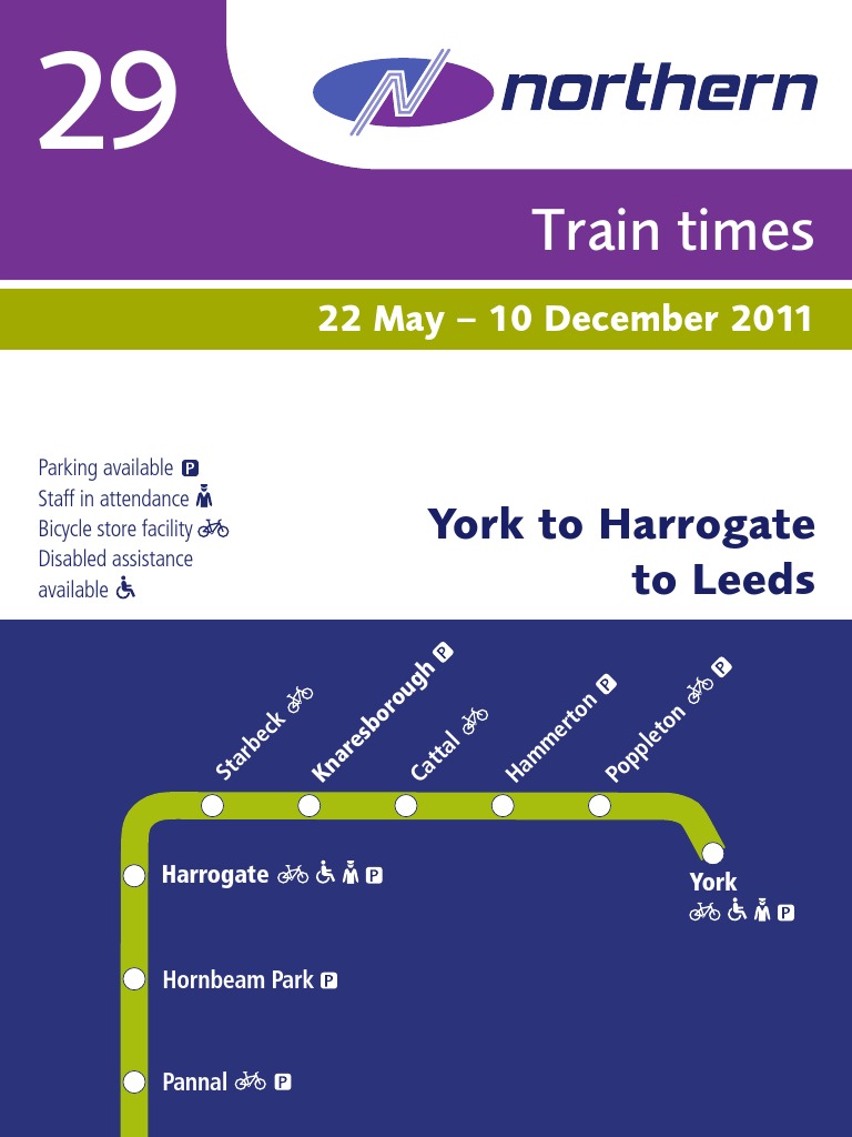 Northern Timetable 29 | PDF | Conductor (Rail) | Ticket (Admission)