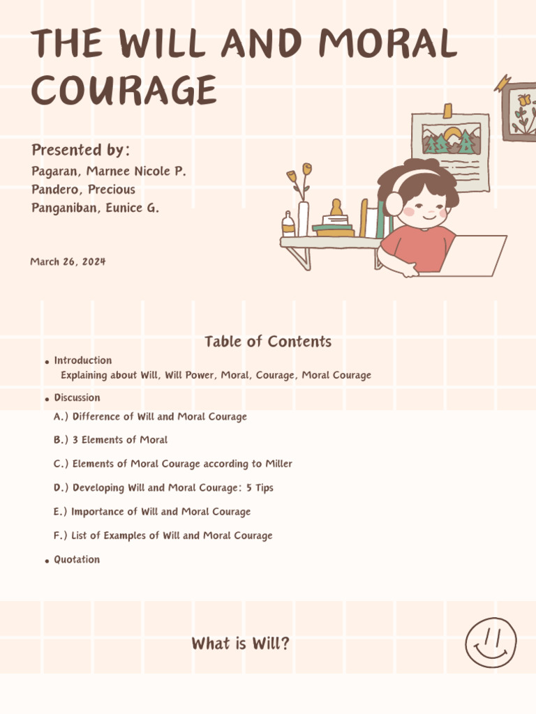 Will and Moral Courage | PDF | Morality | Courage