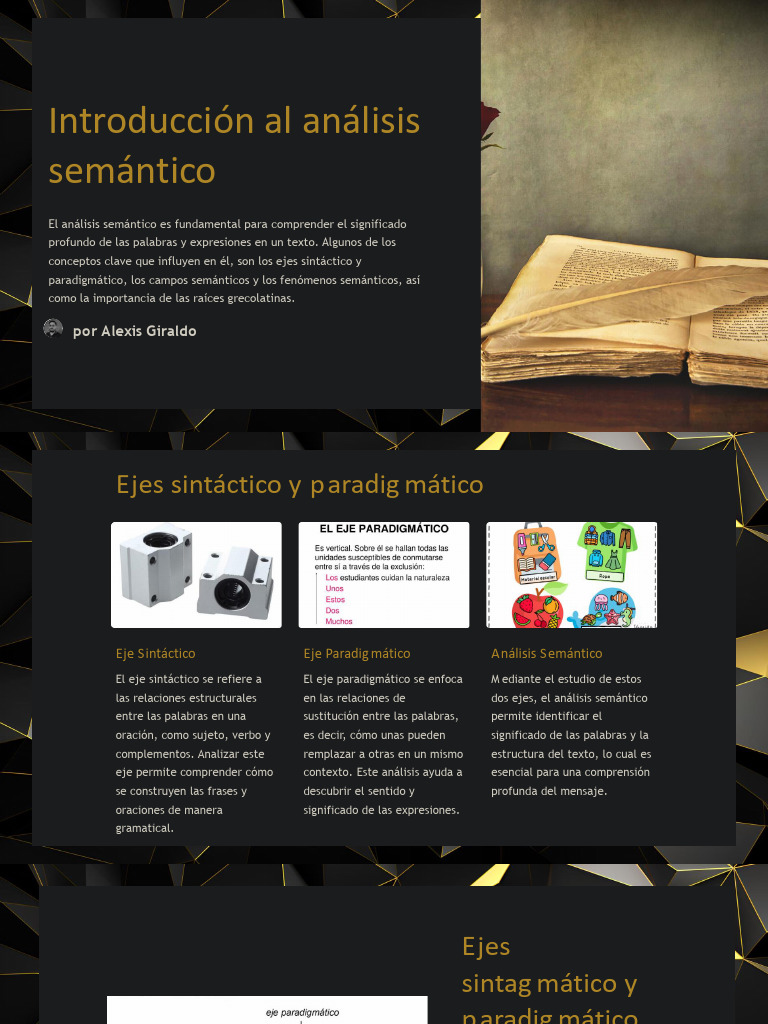 Análisis Semántico | PDF | Palabra | Oración (Lingüística)