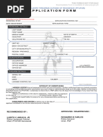 PTCFOR Application Form 2025 | PDF | Common Law | Government