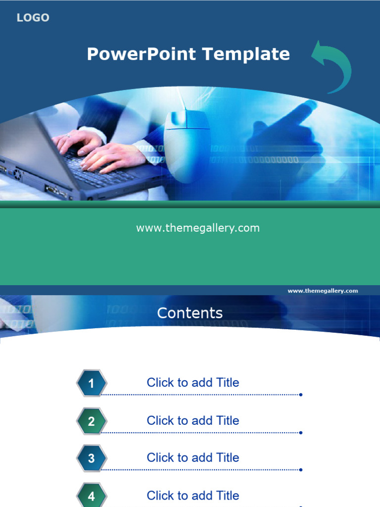 PowerPoint Template | PDF | Software | Computing