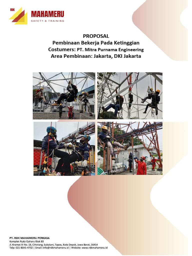 Proposal Penawaran PT. RDK Mahameru Perkasa | PDF