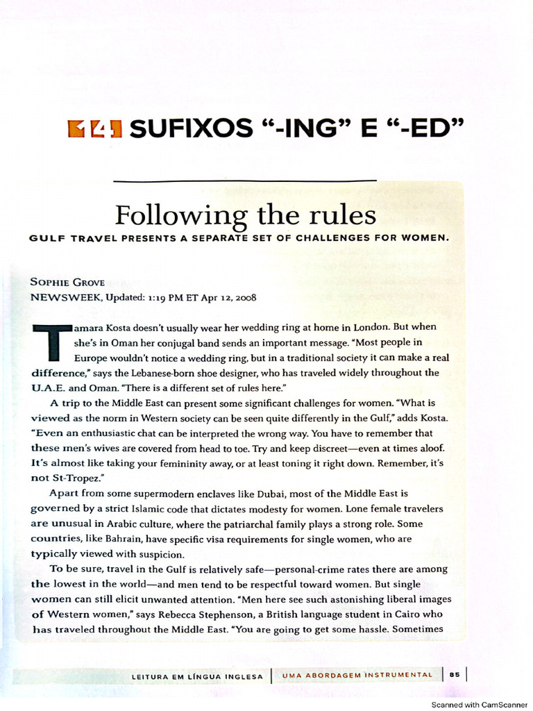 Sufixos - Ed - Ing | PDF