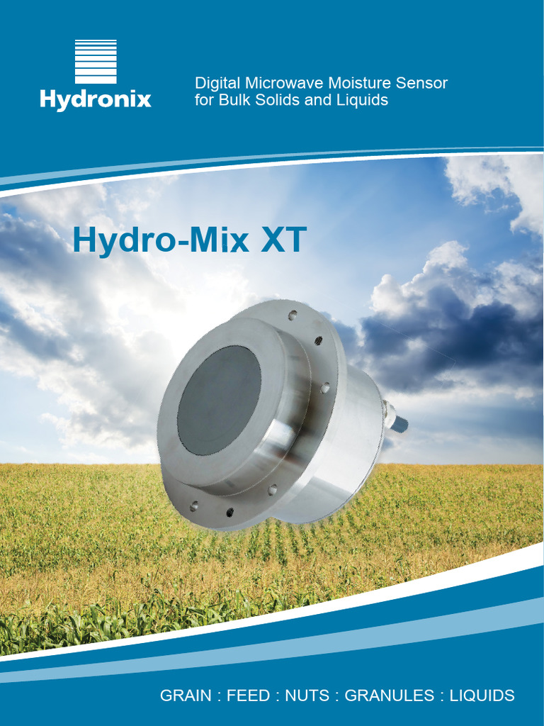 Hydromix XT | PDF | Sensor | Electrical Engineering