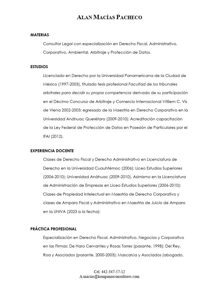 Semblanza Alan Macías Pacheco | PDF | Justicia | Crimen y violencia