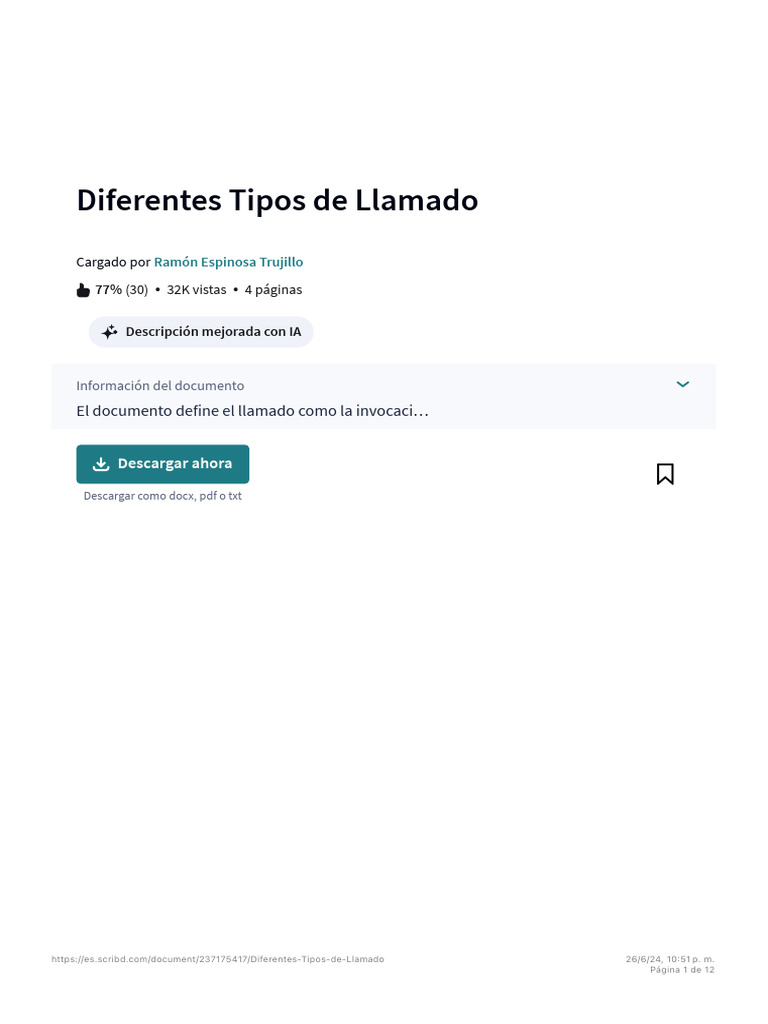 Diferentes Tipos de Llamado | PDF | Dios | Cristo (título) | PDF