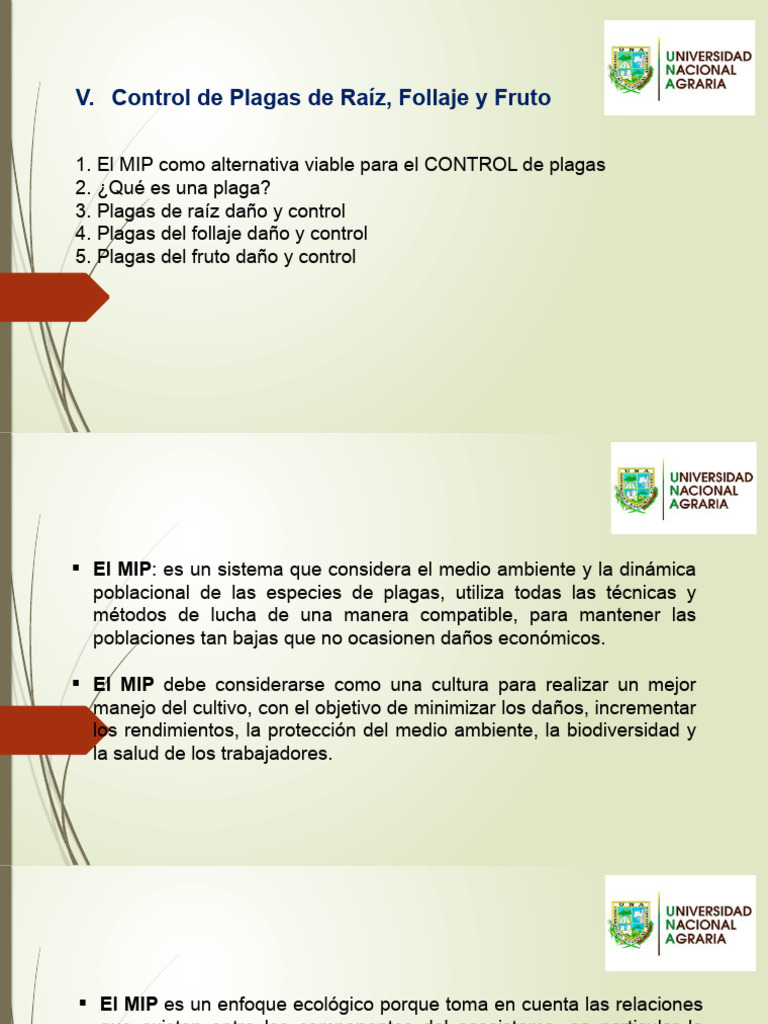 V Control de Plagas | PDF | Plaga (organismo) | Control de plagas