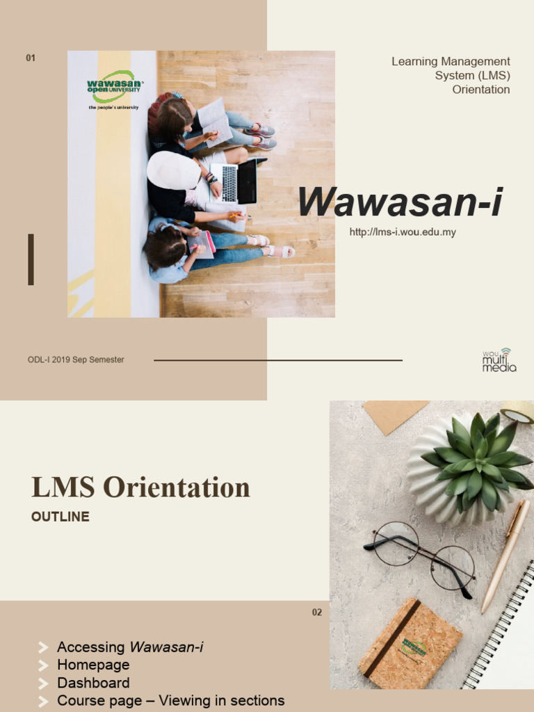 Wawasan-i LMS Orientation Guide | PDF | Computer Mediated Communication | System Software