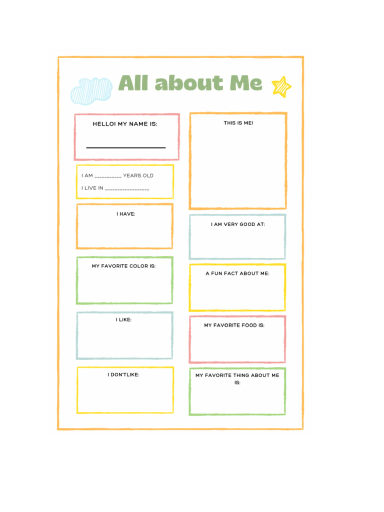 All About Me | PDF