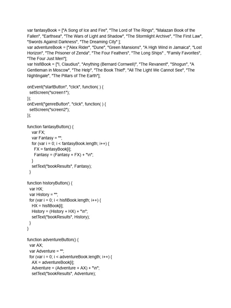 AP CSP Performance Project | PDF | Young Adult