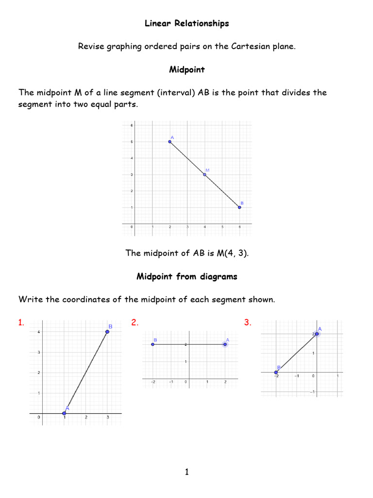 5.1 Linear Relationships Workbook | PDF | Slope | Triangle