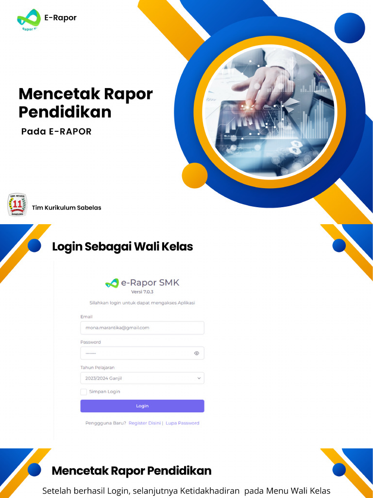 Tutorial 3 - Mencetak Rapor Pendidikan Pada E-Rapor | PDF
