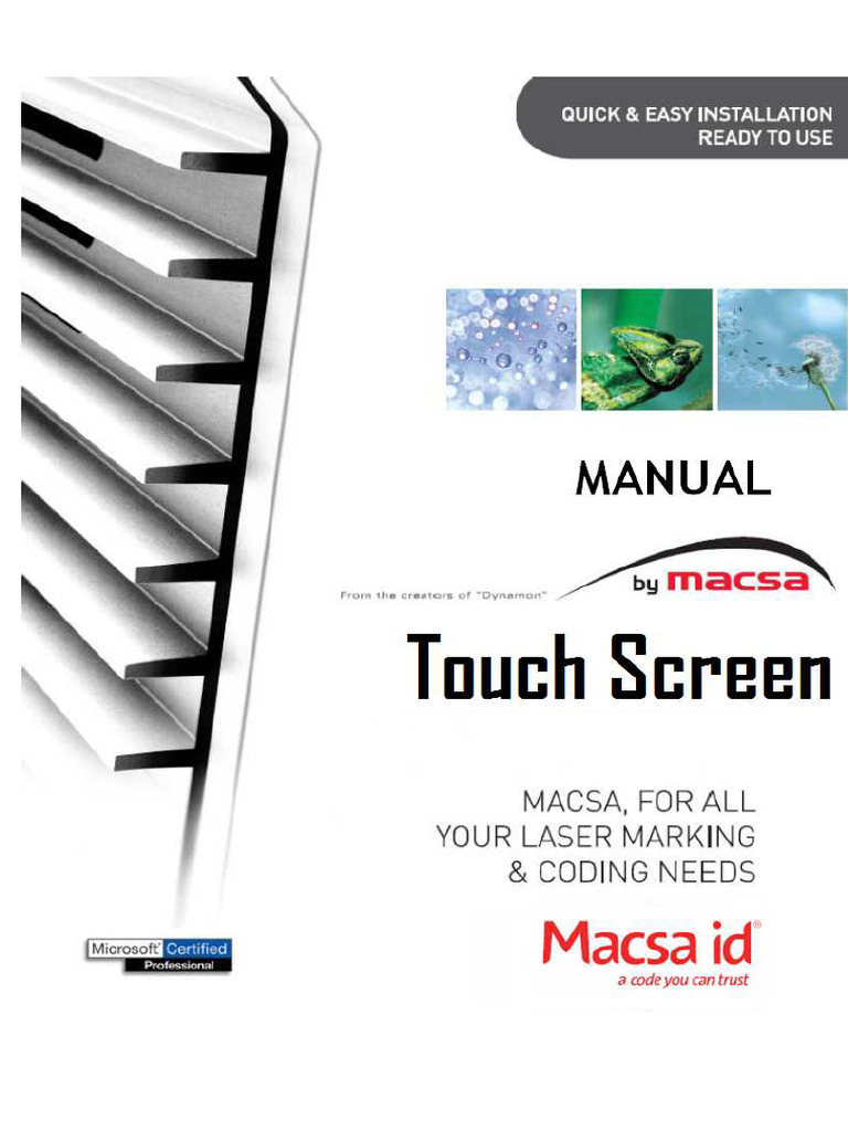 EN-Touchscreen Manual V9.3.5 | PDF | Computer Keyboard | Computer Terminal